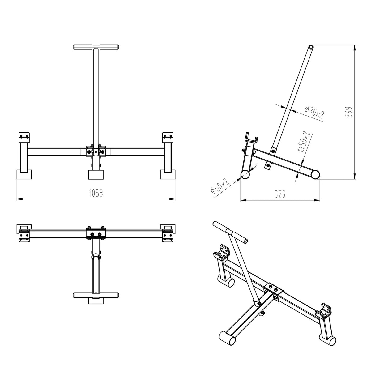 Primal Strength Full Deadlift Bar Jack – silverbackgymsupplies